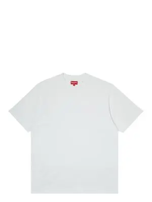 Supreme Contrast Appliqué Short-sleeve Top - White