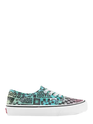 VANS Authentic Tribal Checkerboard Sneakers - Teal
