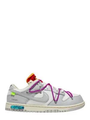Nike Off- X Dunk Low 'lot 45 Of 50' Sneakers - White