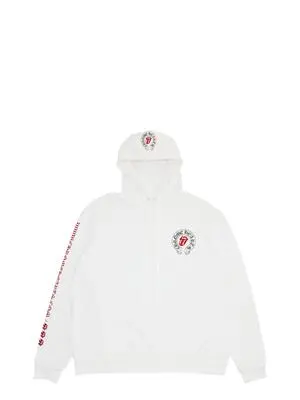 Chrome Hearts X Rolling Stone Lips Hoodie - White