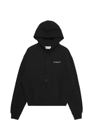 Off-White Caravaggio Crowning Over Hoodie - Black
