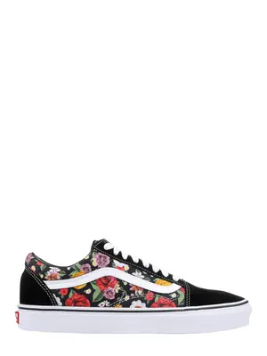 VANS Old Skool Lux Floral Sneakers - Black