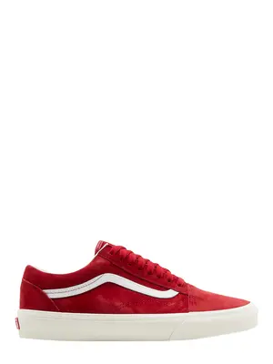 VANS Old Skool Pig Suede Sneakers - Red