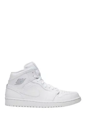JORDAN 1 Retro Mid-top Sneakers - White