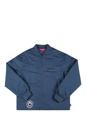 Supreme X Thrasher Poplin Crew Jacket - Blue