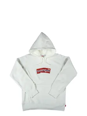 Supreme Supreme X Comme Des Garçons SHIRT Box Logo Hooded Sweatshirt White