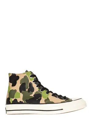 CONVERSE Chuck 70 Hi Archive Prints Sneakers - Green