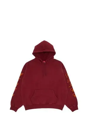 Supreme Patches Spiral Hooded Sweatshirt - Red