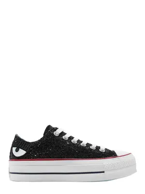 CONVERSE Chiara Ferragni X Chuck Taylor All Star Lift Ox Sneakers - Black