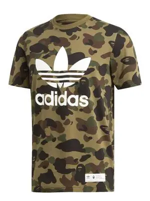 A BATHING APE X Adidas Adicolor T-shirt - Green