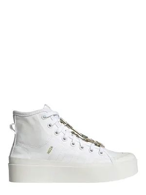 Adidas Wmns Nizza Bonega Mid Sneakers - White