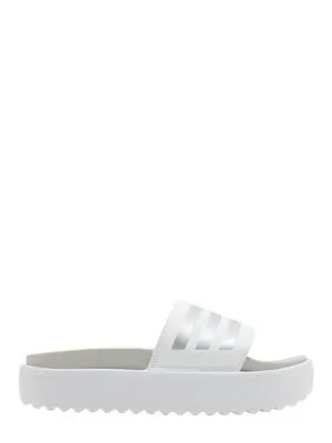 Adidas Adidas Adilette Platform Slide White