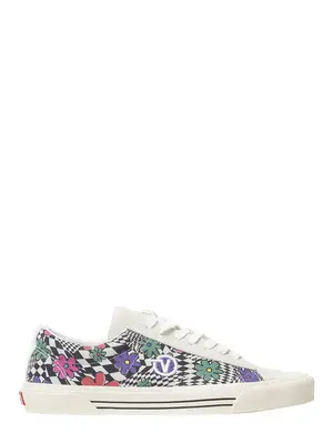 VANS Sid Floral Checkerboard Sneakers