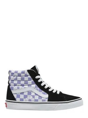 VANS Sk8-hi Floral Check Sneakers - Black
