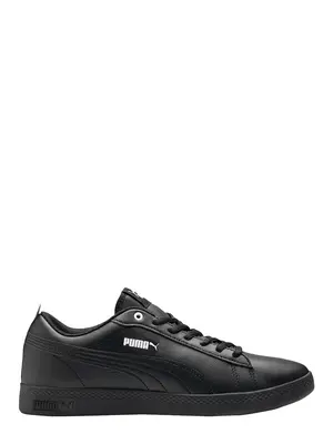 PUMA Smash V2 Leather Sneakers - Black