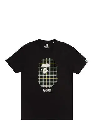 A BATHING APE X Barbour Tee - Black