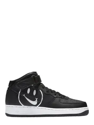 Nike Force 1 Mid Sneakers - Black