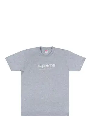 Supreme Shop Tee 'heather Grey' Grey