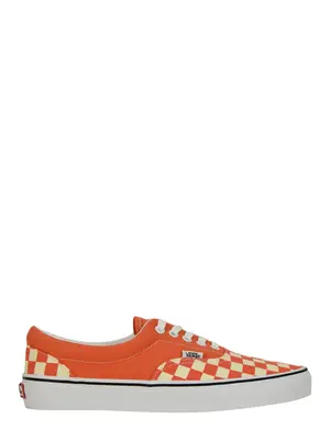 VANS Era Checkerboard Sneakers - Orange