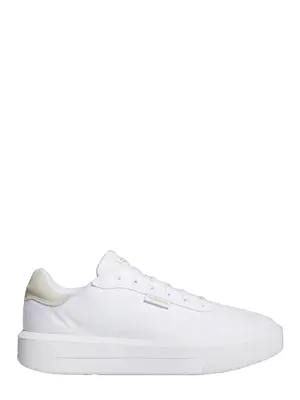 PUMA Court Platform Cln Gold Metallic - White