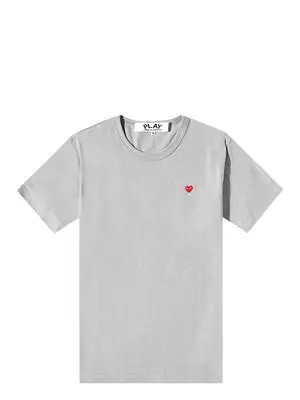 Play Comme Des Garcon Logo T-shirt - Grey
