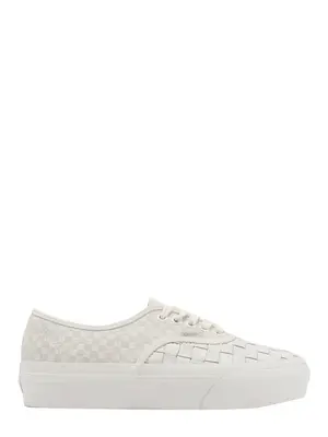 VANS Authentic Platform Woven Sneakers - White