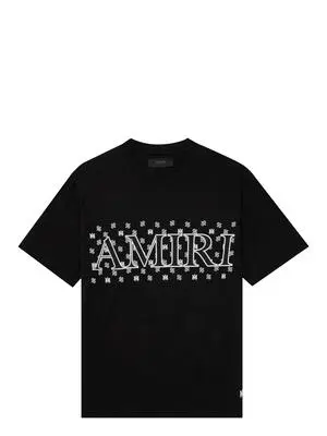 Amiri Ma Paisley Tee - Black