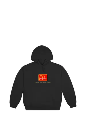 TRAVIS SCOTT X Mcdonald's Billions Served Hoodie - Black
