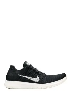 Nike Free Rn Flyknit Sneakers - Black