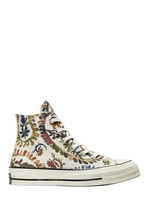 CONVERSE Chuck 70 High 'Fall Florals' Sneakers White