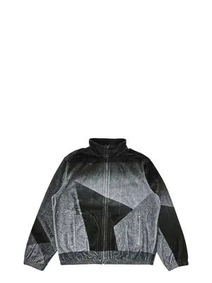 Supreme Geo Velour Track Jacket - Black