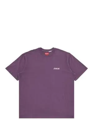 Supreme Washed Script Short-sleeve Top - Purple