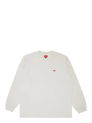 Supreme Small Box Long-sleeve Tee 'oatmeal - Tan