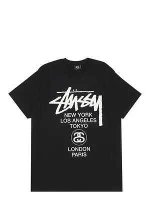 StÜssy World Tour Tee - Black