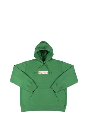 Supreme Bling Box Logo Hooded Sweatshirt - Green
