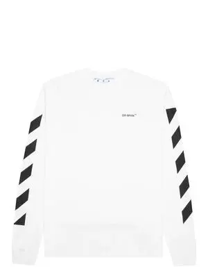 Off-White Diag Helvetica Skate Long-sleeve Tee /black - White