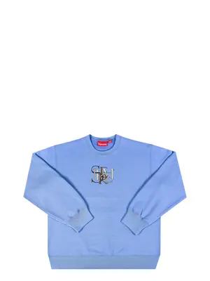 Supreme Overlap Crewneck 'light - Blue