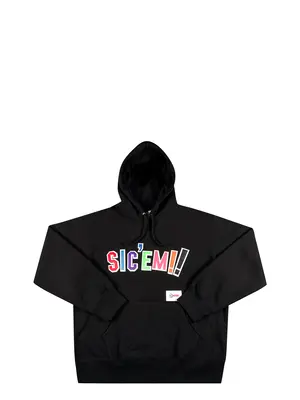 Supreme X Wtaps Sic'em! Hooded Sweatshirt - Black