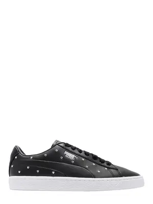 PUMA Basket Studded Sneakers - Black