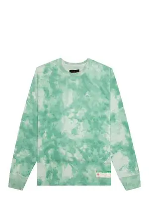 JORDAN X J Balvin Long-sleeve Tee 'jade Aura/enamel - Green