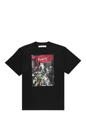 Off-White Caravaggio Painting Short-sleeve Over Tee - Black