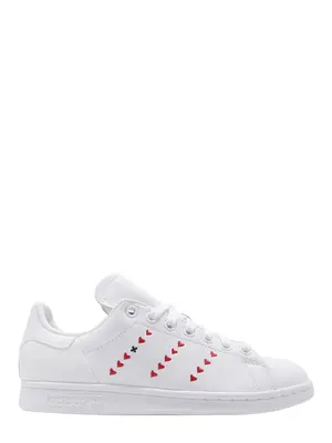 Adidas Stan Smith Heart Valentine's Day Sneakers - White