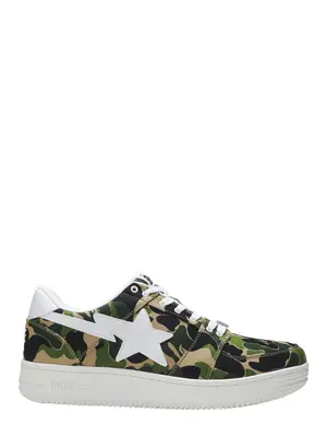 A BATHING APE Bapesta Low 'abc Camo' Sneakers - Green