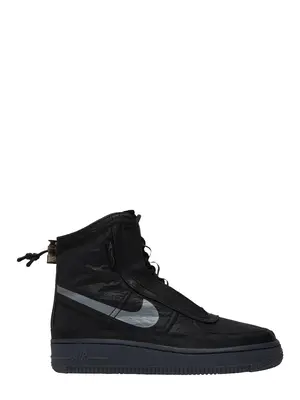 Nike Force 1 High Shell Sneakers - Black