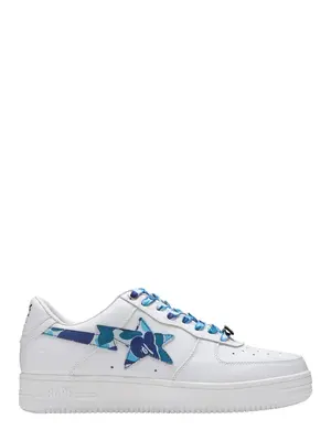 A BATHING APE Bapesta 'abc Camo Blue' 2021 - White