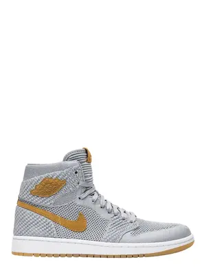 JORDAN 1 Retro High Og Flyknit Sneakers - Grey