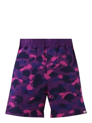 A BATHING APE Sweat Shorts - Purple