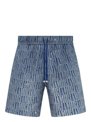 Amiri Gradient Drawstring Short - Blue