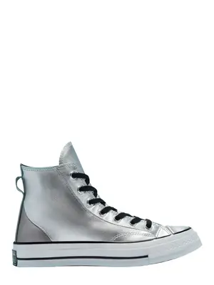 CONVERSE Chuck 70 High Diamond Metal Sneakers - Silver