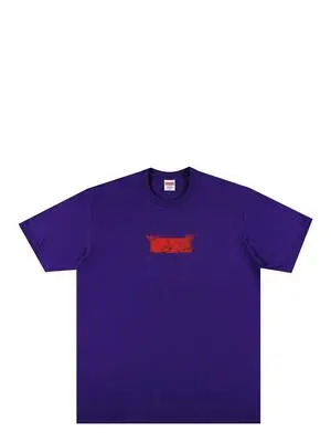 Supreme Ralph Steadman Box Logo Tee 'purple' Purple
